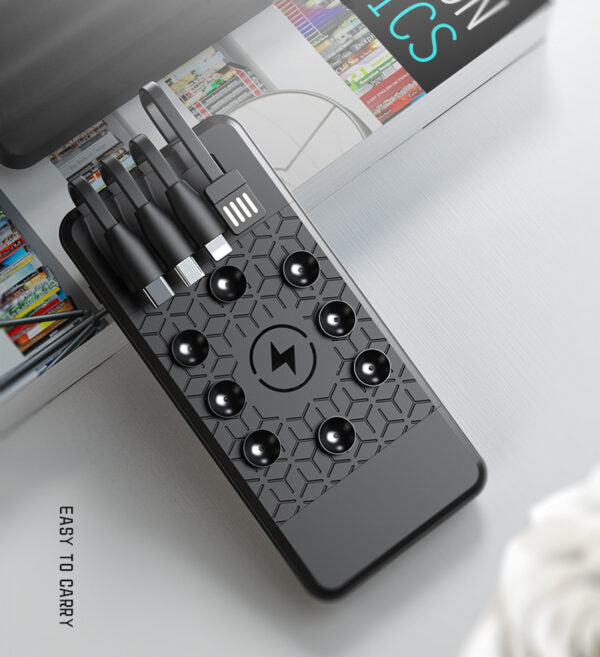 Treqa 10000mah Power Bank Available in Black & White – uBuySA